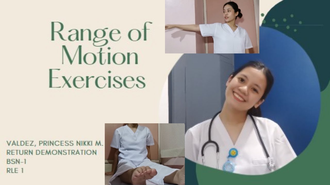 Active Range of Motion Exercises (Return Demonstration) - YouTube