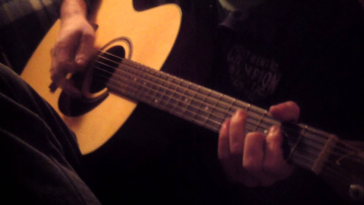 riffing on Acoustic guitar - YouTube
