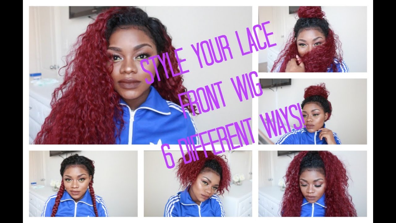 SIX DIFFERENT WAYS I STYLE A LACE FRONT WIG - YouTube