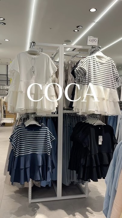 【COCAのフリルトップスが可愛すぎた1690円！！】#プチプラコーデ #プチプラ #coca #coca購入品 - YouTube