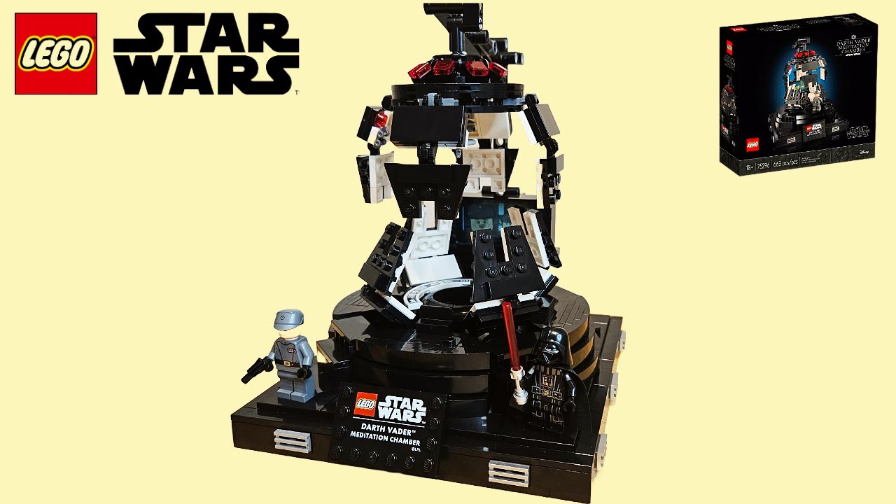 LEGO Darth Vader Meditation Chamber 75296 - Speed Build & Review - YouTube