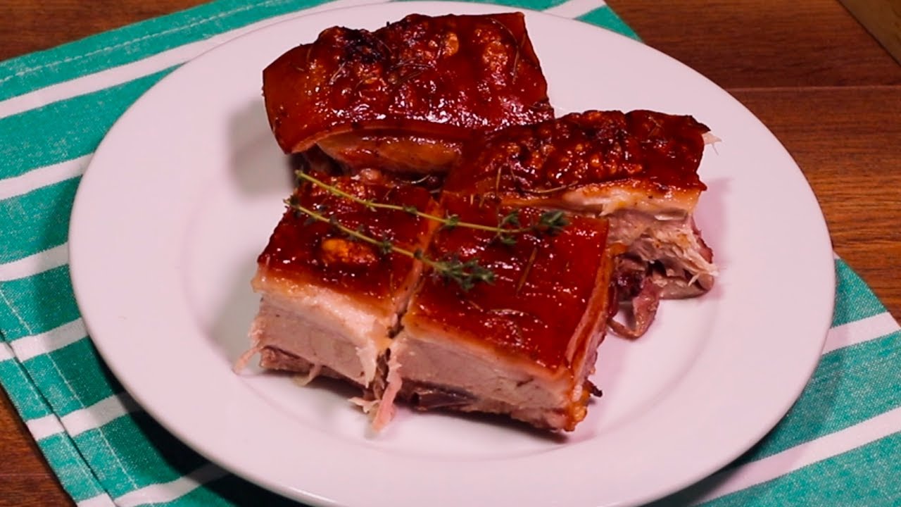 Como Preparar Panceta De Cerdo Al Horno Receta Fácil Y Rápido A La