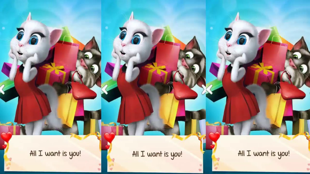 Mèo Angela và Mèo Tom Yêu Nhau - Talking Angela and Talking Tom Love ...