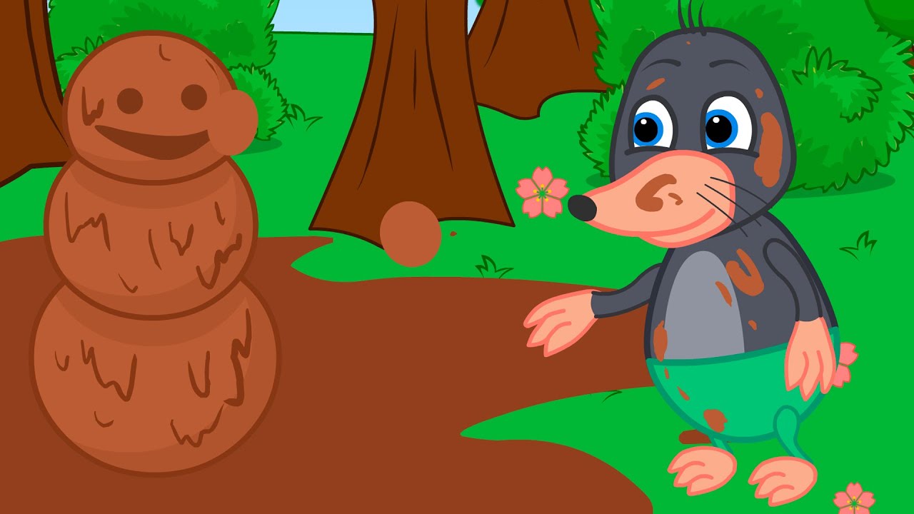 Benny Mole and Friends - Mud Doll Cartoon for Kids - YouTube