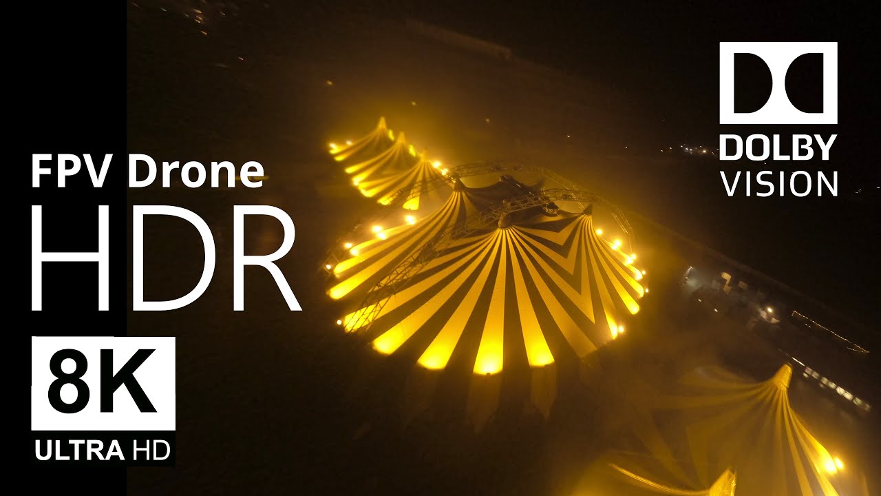 Cinematic FPV drone flight over Circus HDR 8K - YouTube