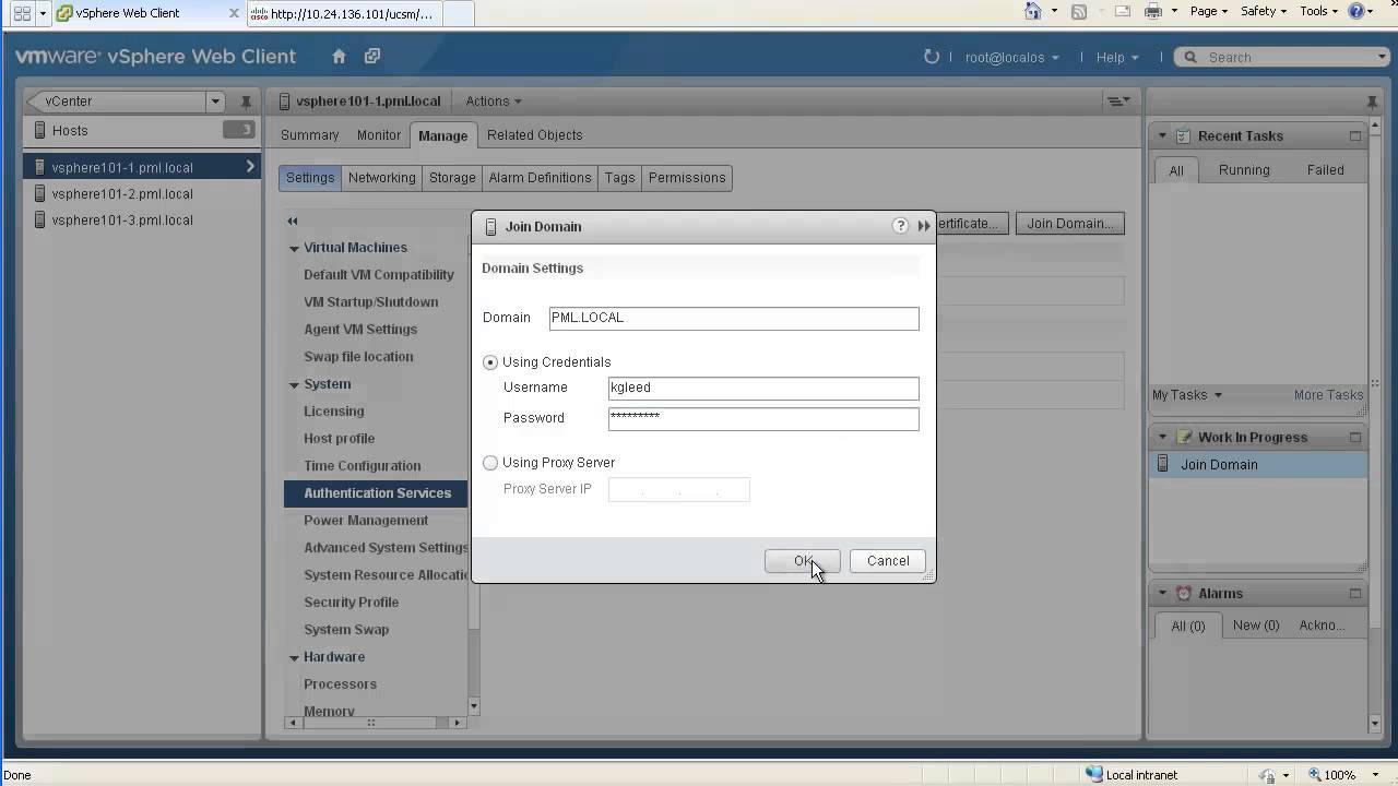 Add VMware vSphere Hosts to Active Directory (vSOM) - YouTube