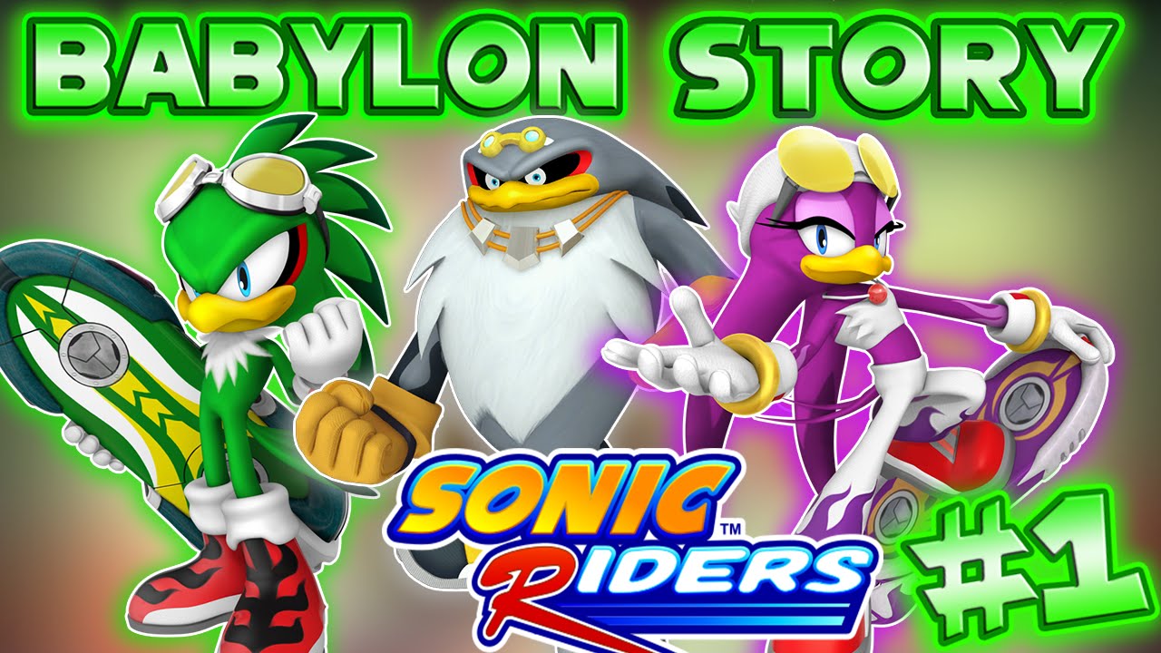ABM: Sonic Riders!! Babylon Story!! Walkthrough # 1 - YouTube