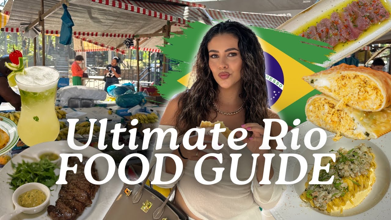 RIO FOOD TOUR! Street Food, Restaurants and Bars to visit in Rio De Janeiro, Brazil 🇧🇷 - YouTube