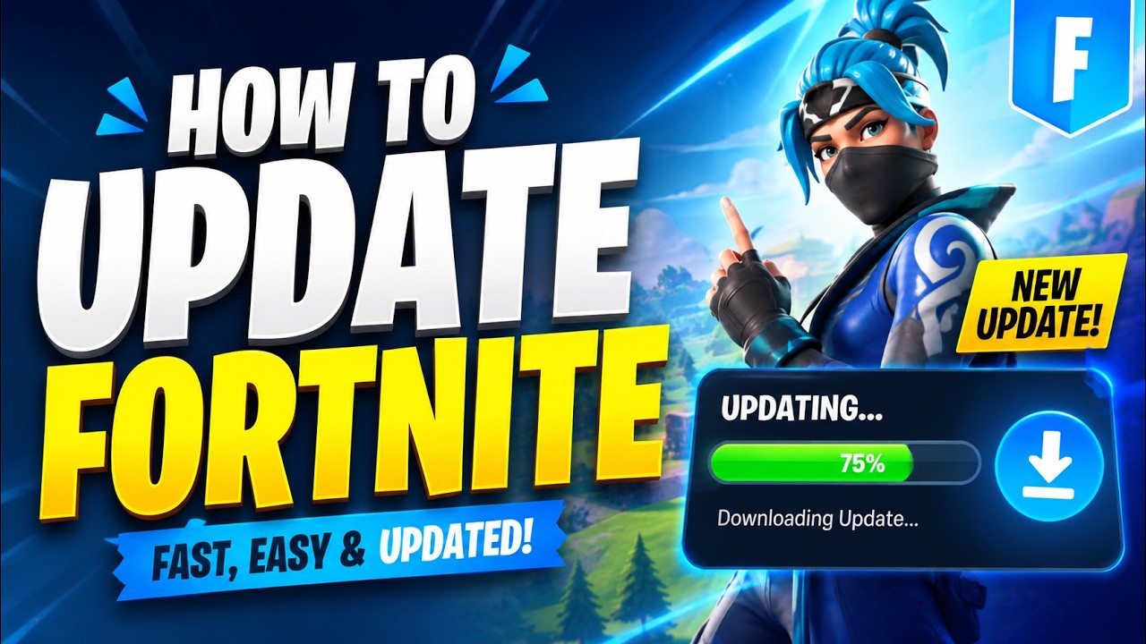 How To Update Fortnite Today - YouTube