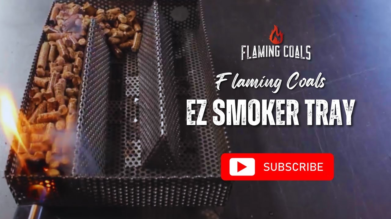 Flaming Coals EZ Smoker Tray - YouTube
