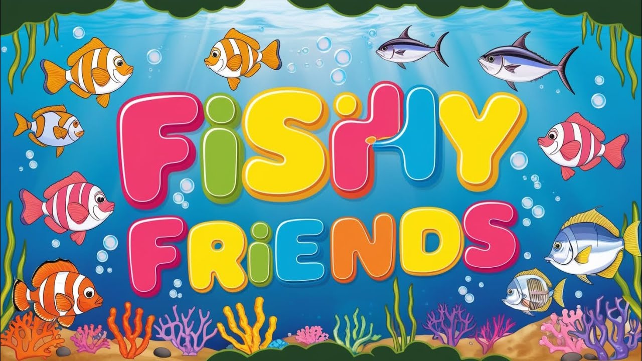 Fishy Friends new kid song / Nursery rhymes videos for kids #songs for ...