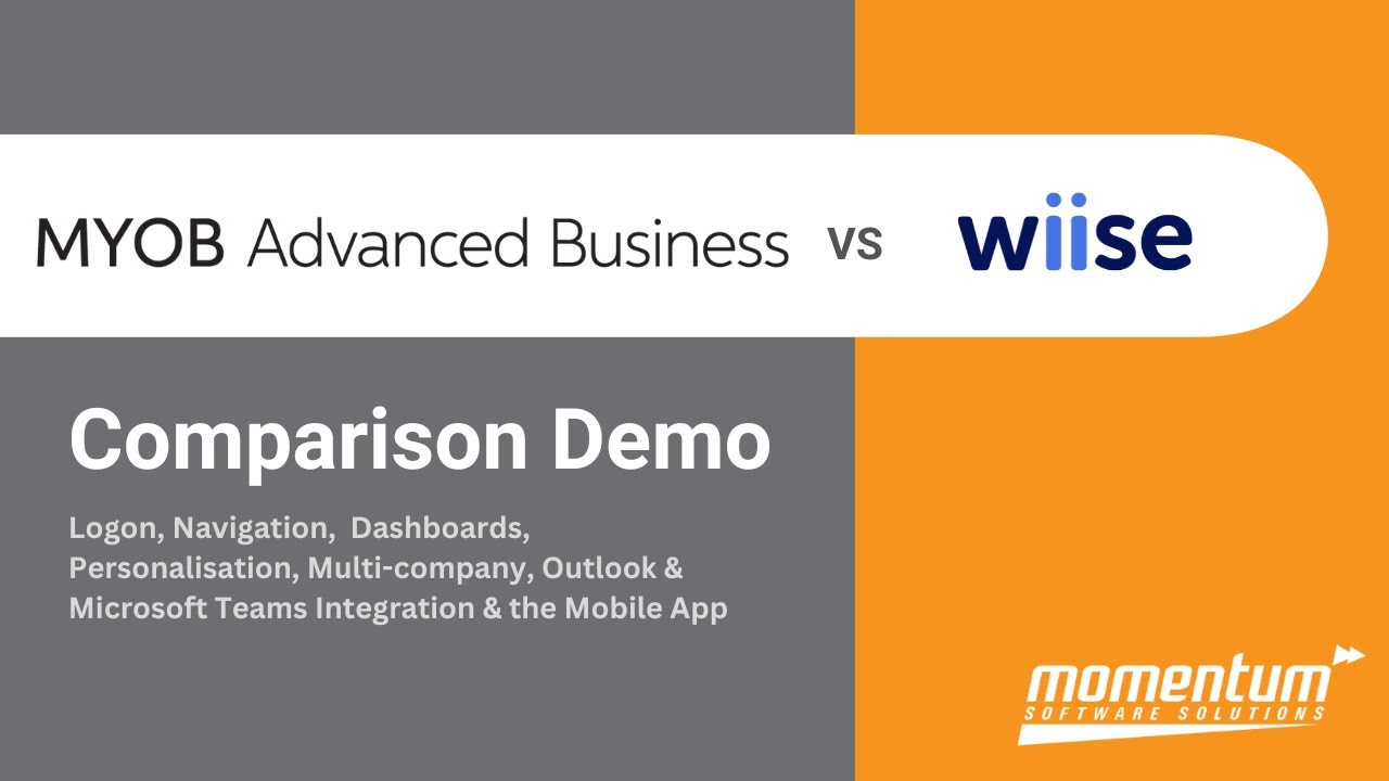 Cloud ERP Comparison: MYOB Advanced vs Wiise - YouTube