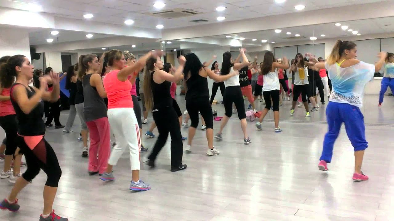ZUMBA in Shape Health Club ! - YouTube