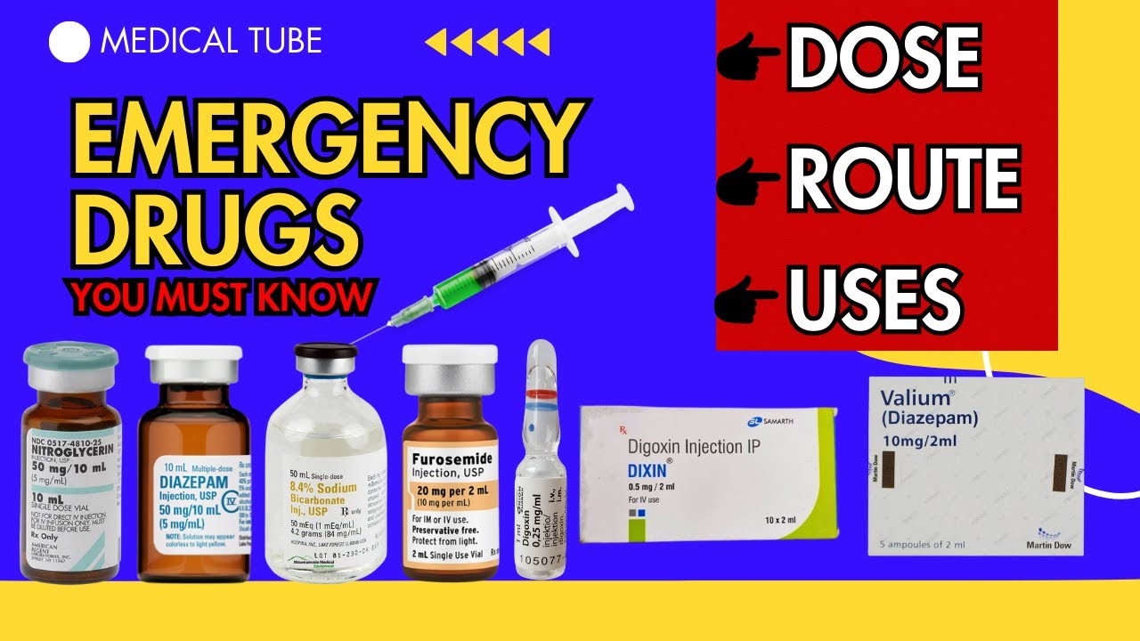 Emergency Drugs Part - 2 l Emergency Injections | #emergencydrugs # ...