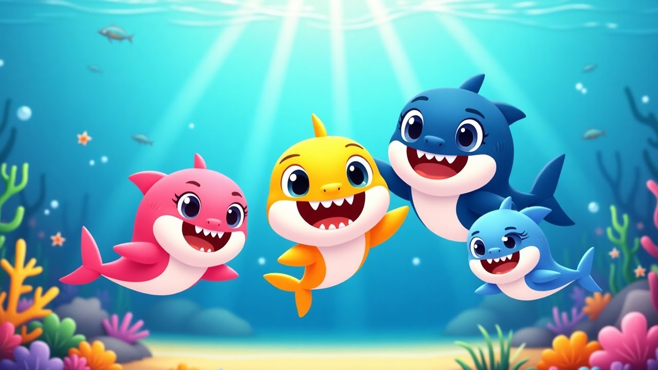 Baby Shark Animado 🎬 con Letra y Música para Toda la Familia - YouTube