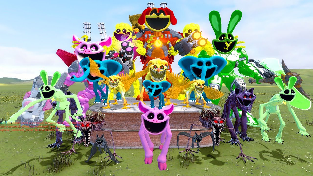 New Zoochosis Mutant Animal vs Mecha Titan Smiling Critters Poppy ...