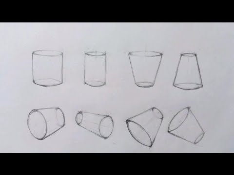 How to draw basic simple 3D shapes |Part 1 - YouTube