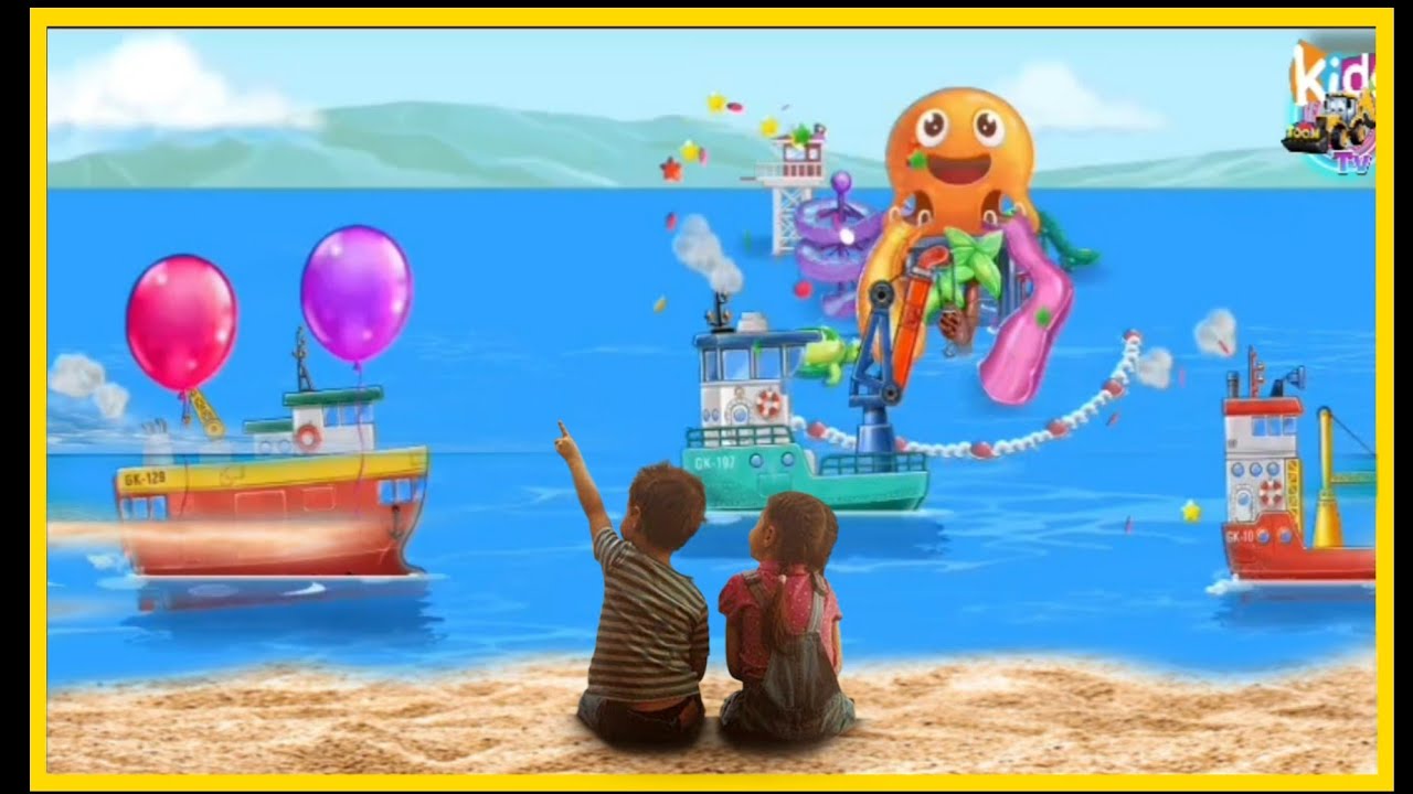 Bachchon ka Cartoon video island Making from ships children ...