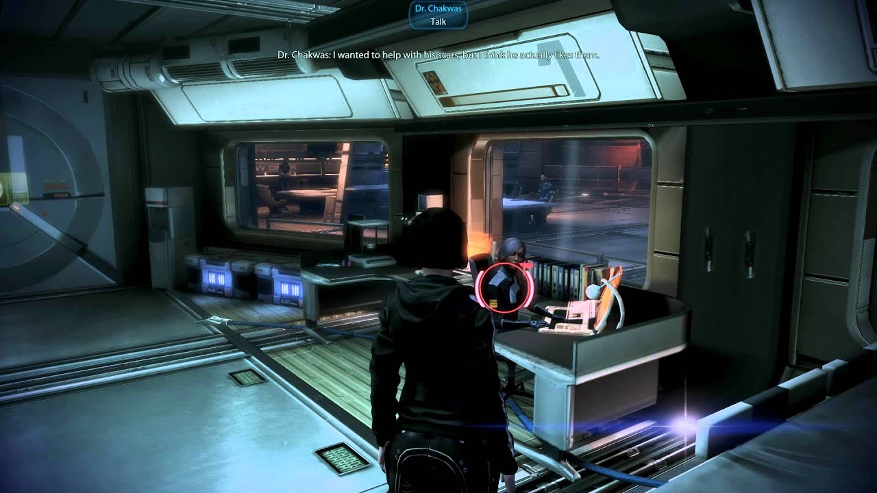 Mass Effect 3: Dr Chakwas mentions Garrus's scars - YouTube
