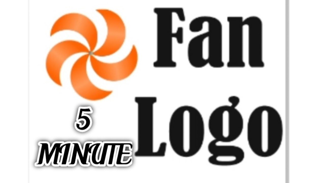 Fan Logo Design Coreldraw // Trending logo #creativedesign - YouTube