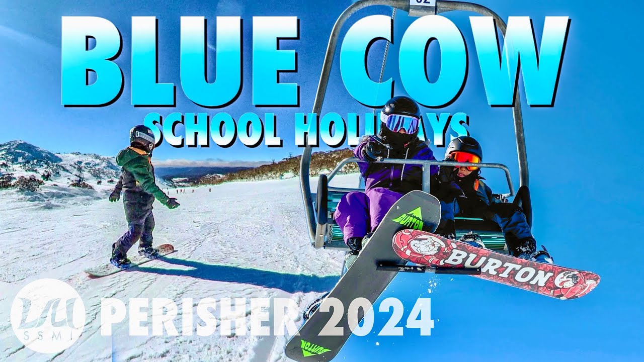 BLUEBIRD RUNS AT BLUE COW (School Holidays) – Perisher, July 2024 - YouTube