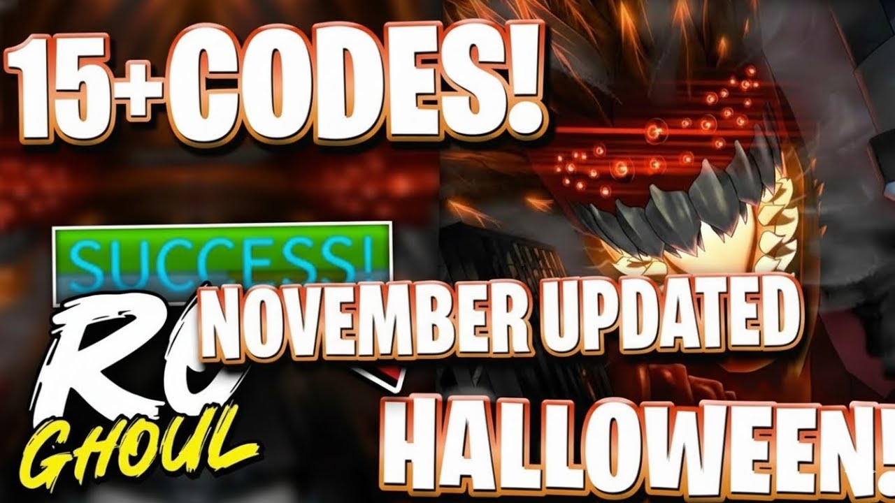 ALL NEW HALLOWEEN UPDATE CODES in RO GHOUL! (Roblox Ro Ghoul Codes ...