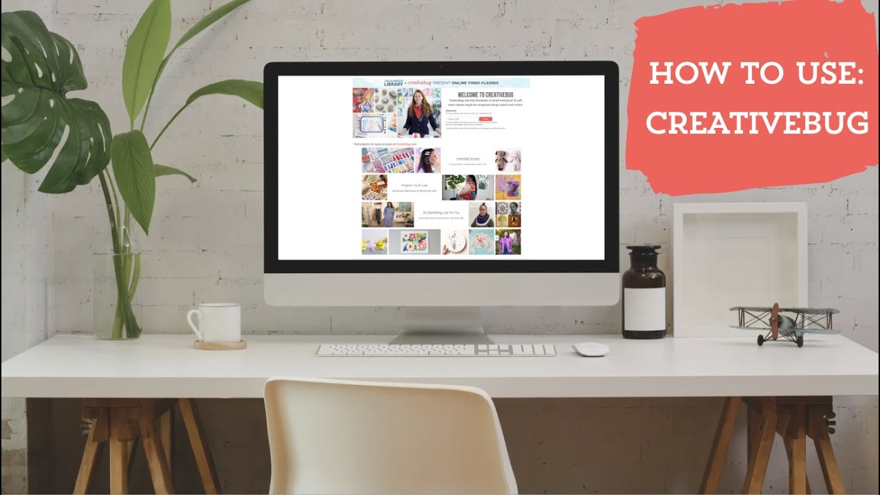 Explore Online Craft Classes with Creativebug + Lincolnwood Library - YouTube