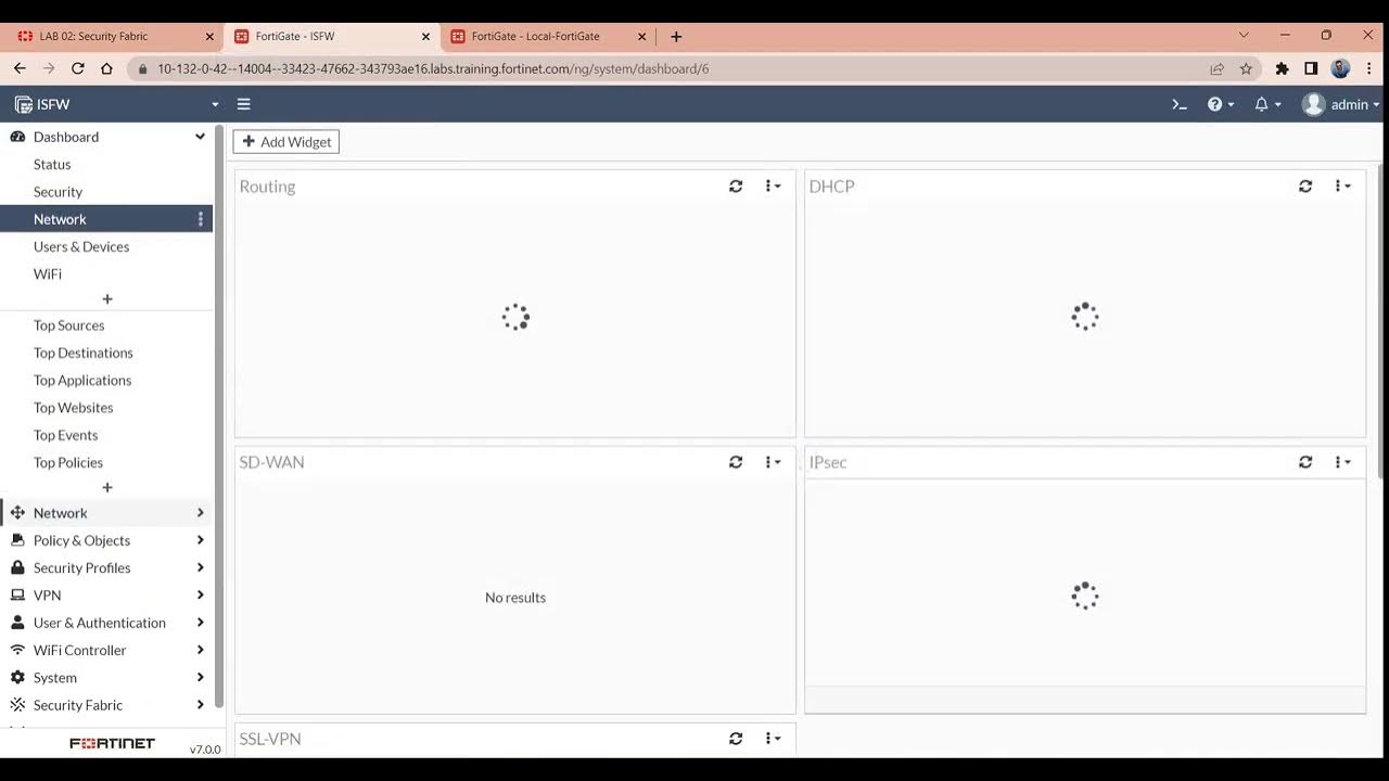 NSE 04 Lab02 Security Fabric - YouTube