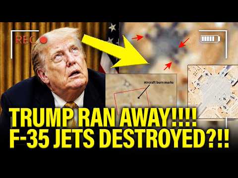 Trump RUNS OUT of Press Event as IRAN STRIKES F-35 JETS?!!