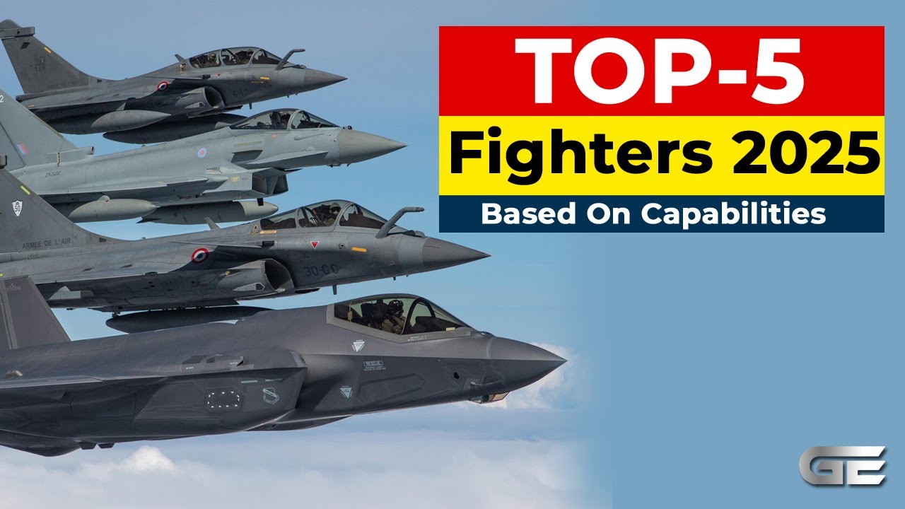 Top 5 Fighter Jet 2025 Based On War Capabilities - YouTube
