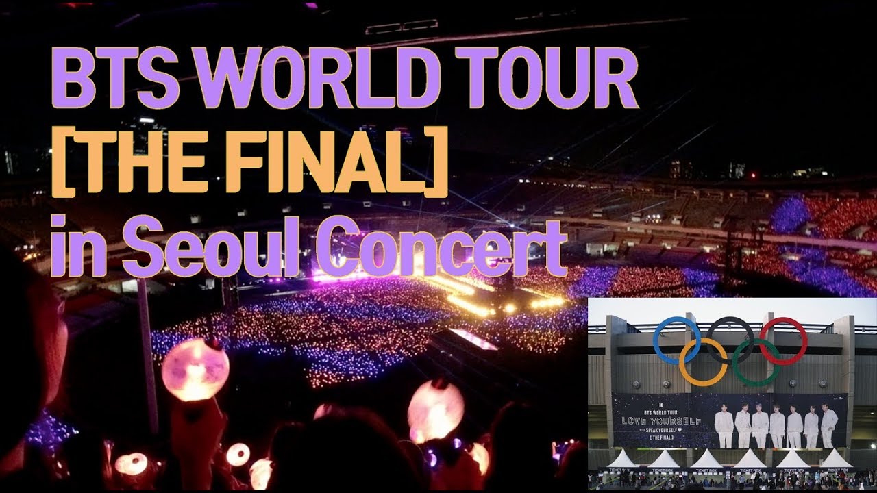 BTS the final concert in Seoul (actual situation) BTS 서울 콘서트 후기 - YouTube