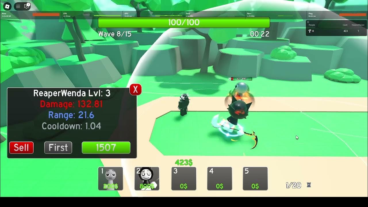 Showcasing legendary halloween unit | Sprunki tower defence GameDev#3 - YouTube