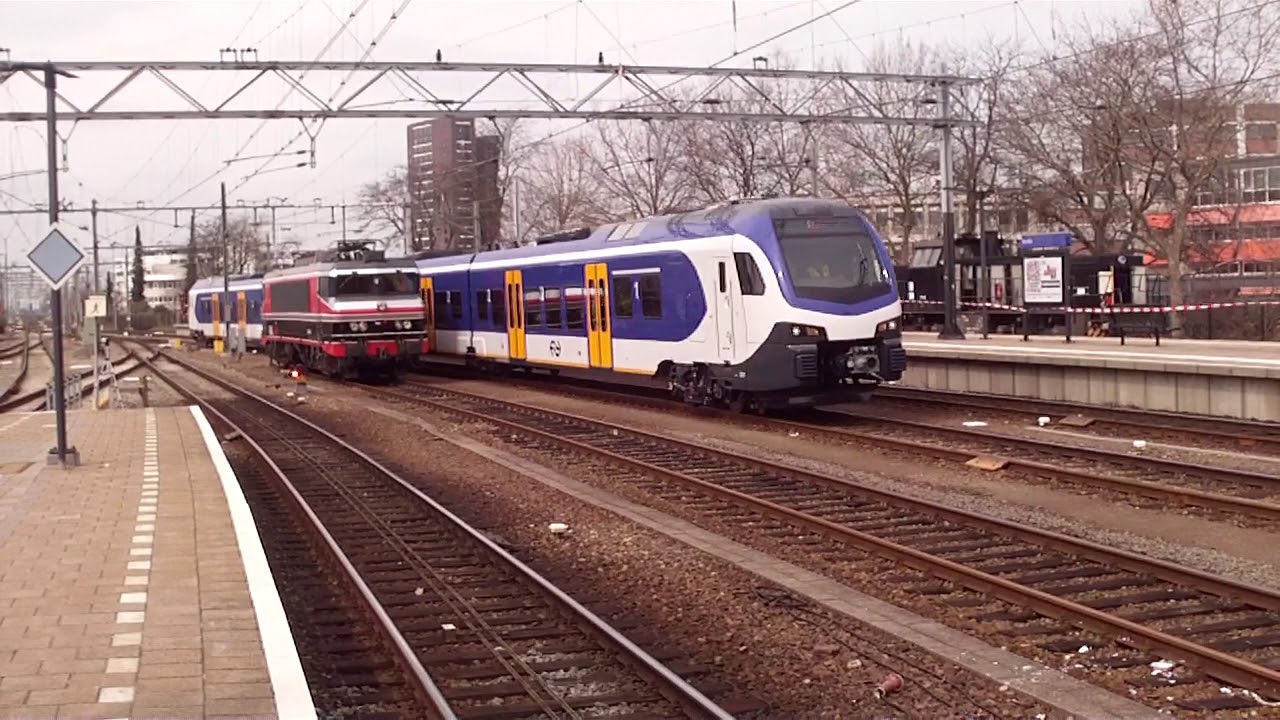 Brandnew NS Flirt (Test Run) meets Class 1600 Raillogix/Captrain! - YouTube