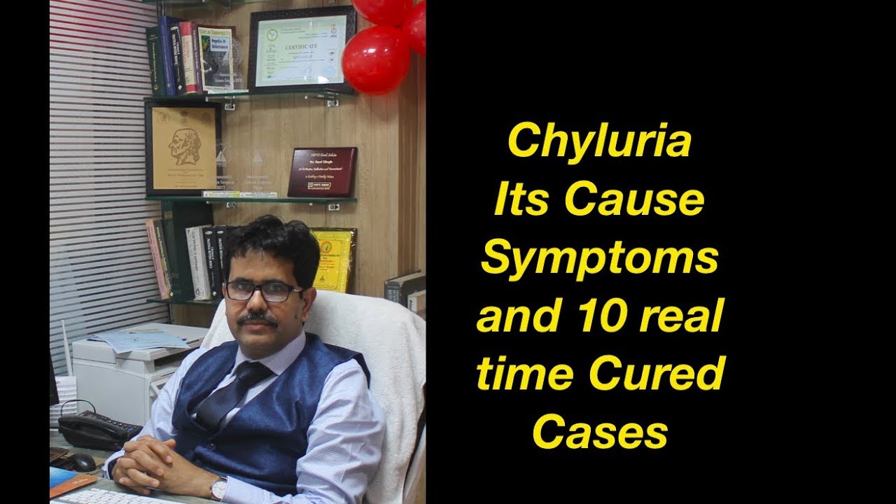Chyluria Cause Symptoms and 10 Real time cued Cases - YouTube