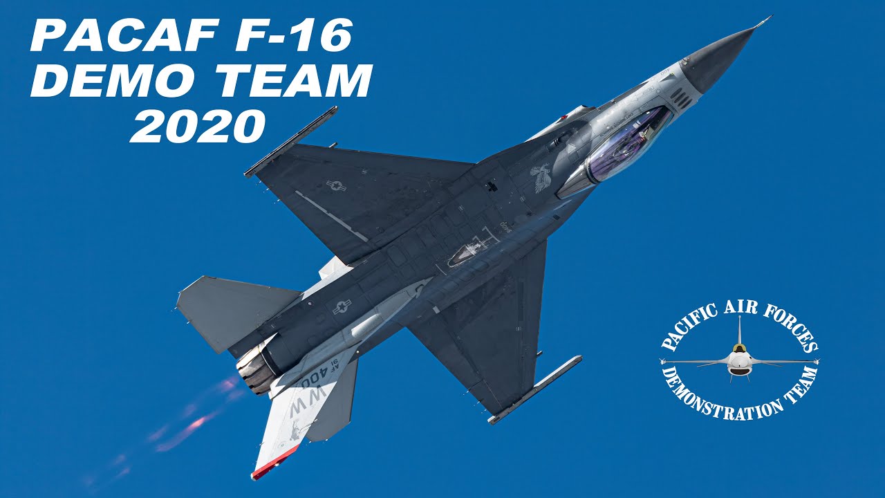 PACAF F-16 DEMO TEAM 2020 - YouTube