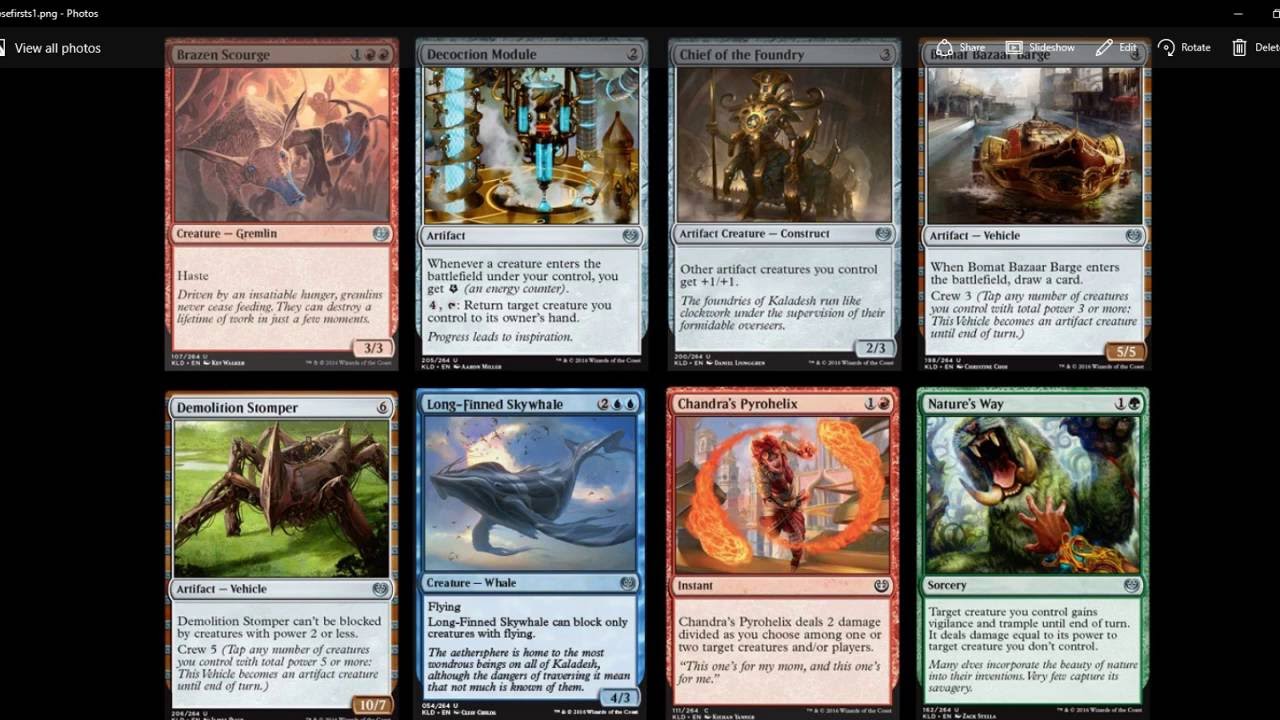 MtG. Best Uncommons and Commons for Limited in Kaladesh. - YouTube