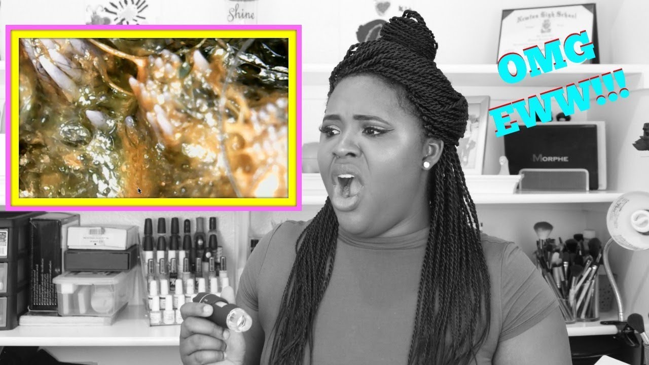 HOW MY MAKEUP LOOKS UNDER A MICROSCOPE!!! OMG! - YouTube