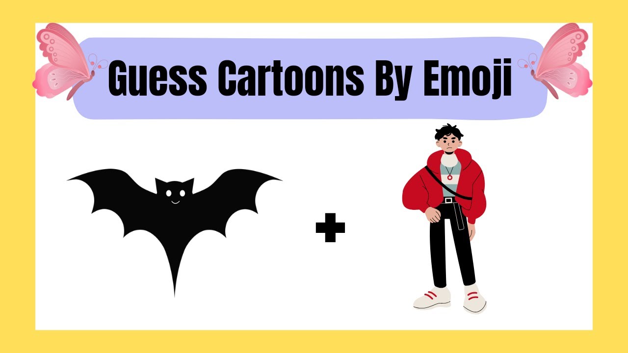 Guess Cartoons by Emoji |Emoji Quiz | Guess Cartoon Challenge | Emoji ...