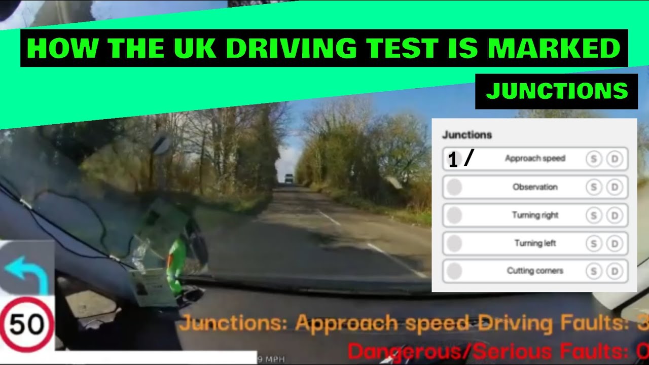 How Is The UK Driving Test Marked? - Junctions - YouTube