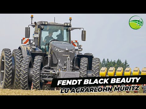 FENDT 942 & 724 BLACK BEAUTY |  Agrarlohn Müritz drillt Raps m. Väderstad Tempo