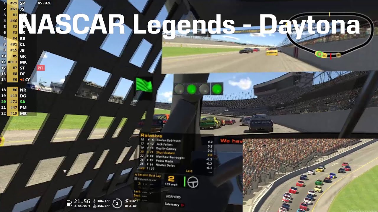 NASCAR Legends - Daytona - YouTube