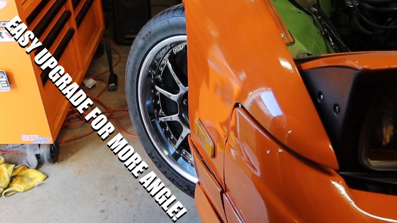 How to Install 240sx Villains Angle Kit - YouTube