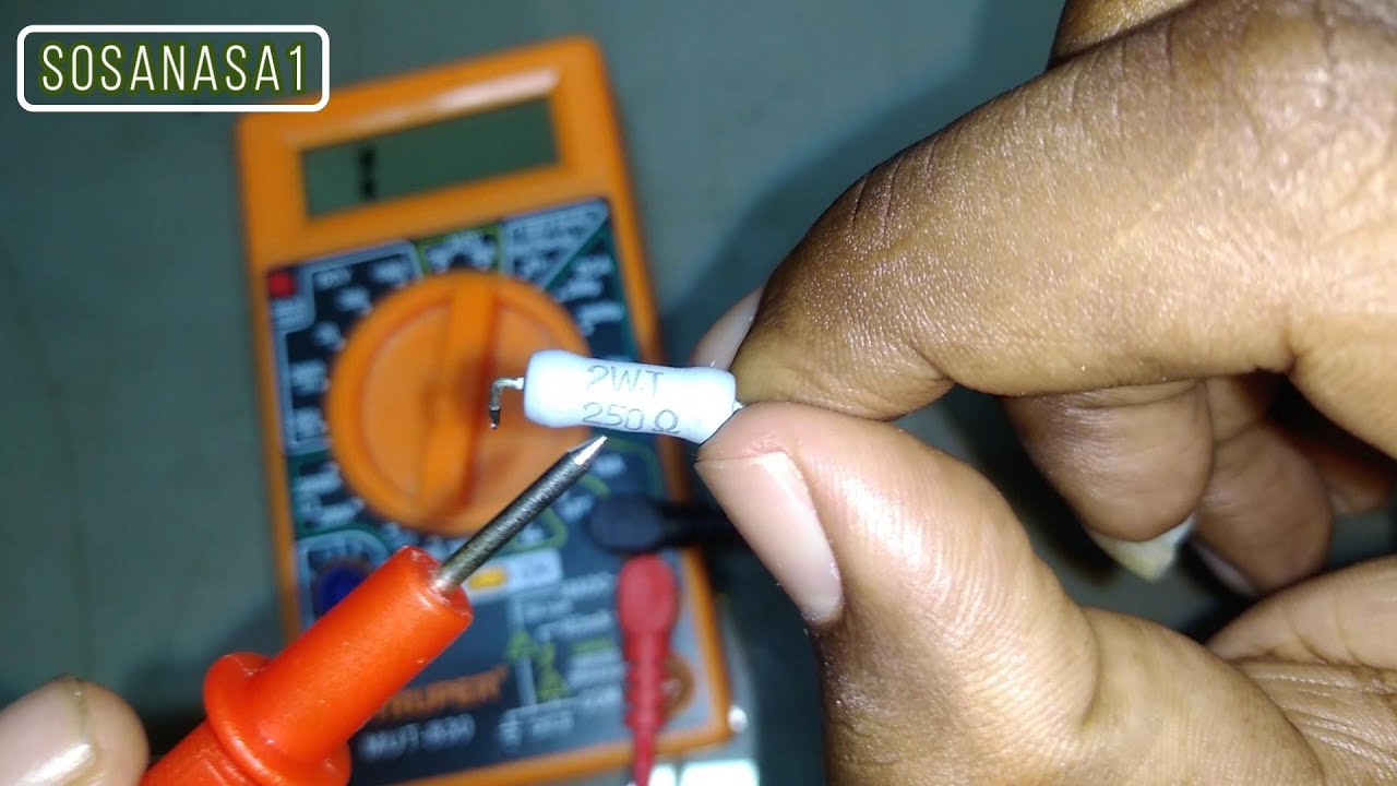 How to test electrical resistance using digital multimeter (STEP BY ...