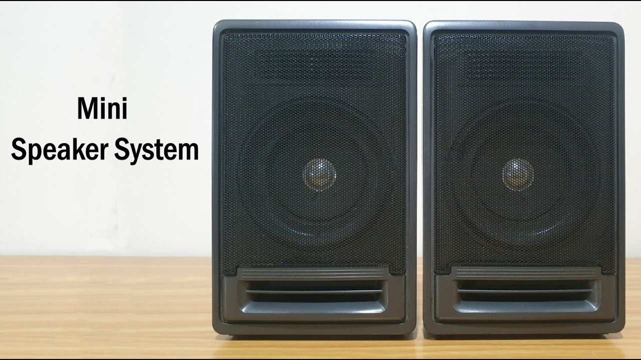 Mini Speaker System - YouTube