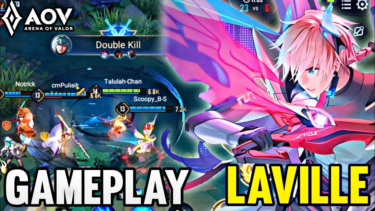LAVILLE GAMEPLAY | ABSYAL LANE - ARENA OF VALOR | AOV - YouTube
