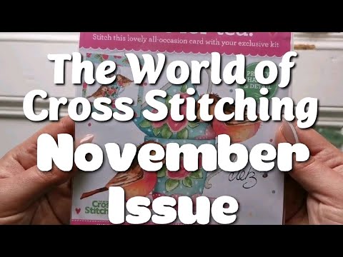 Flip Through November - The World of Cross Stitching Magazine Issue 299