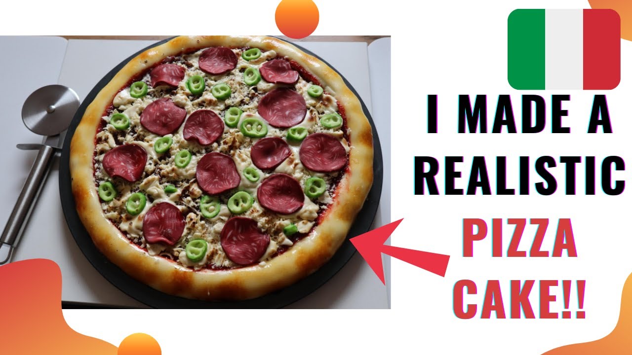 How To Make a Realistic PIZZA CAKE: Using Food (Cakes) To Celebrate Our ...