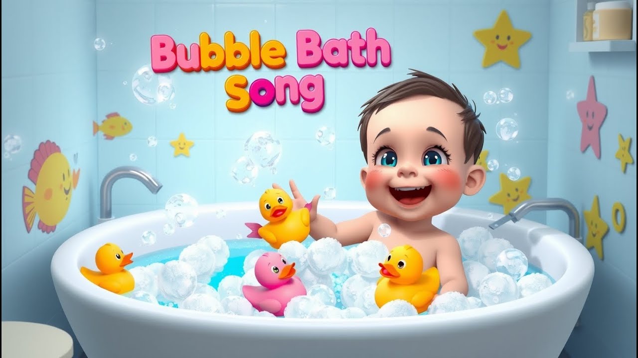 Bubble Bath Song 🎵 | Kids Nursery Rhyme | Toddler Fun | Sing Along ...