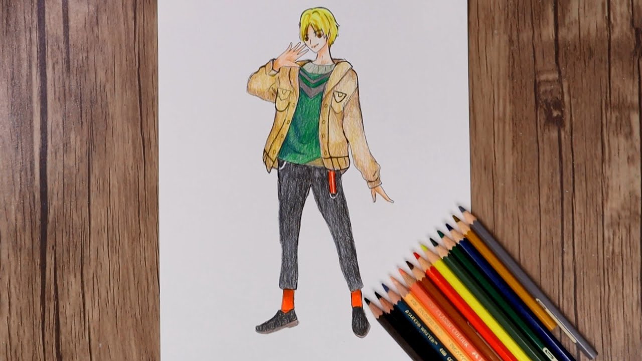 Easy Way To Draw An Anime Boy Full Body Step By Step Drawing For