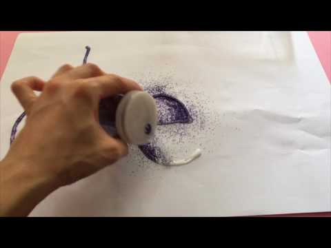 Glitter Alphabet Attack! | Learn how to draw alphabets using glitter